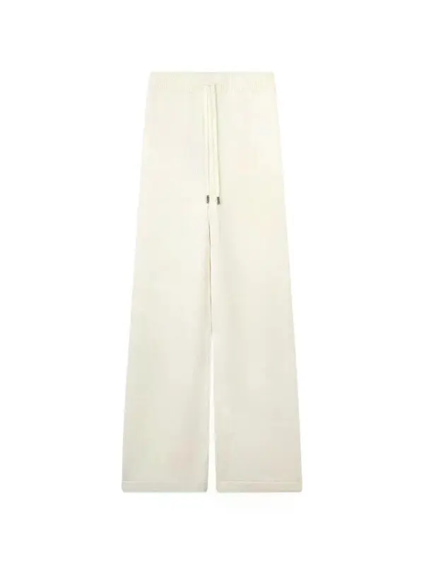 Gcds Drawstring Knitted Trousers - Neutrals