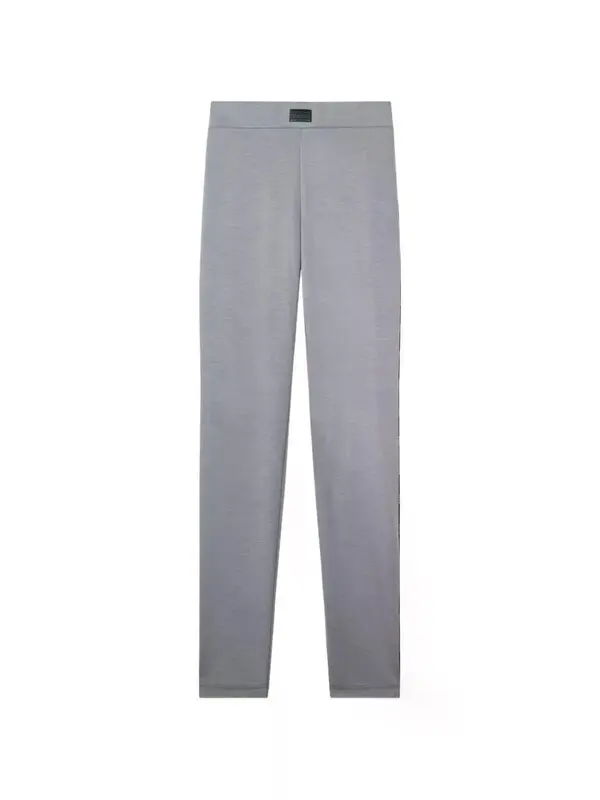 Gcds Logo-patch Contrast-trim Leggings