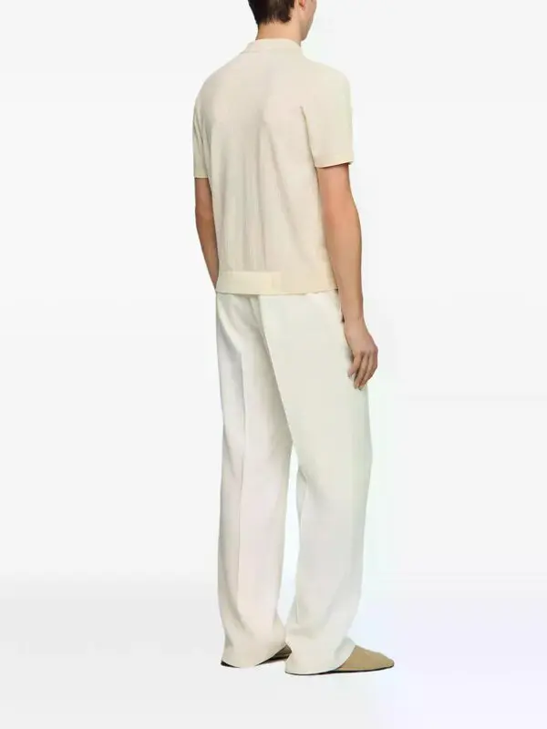 Sandro Openwork Shirt - Neutrals