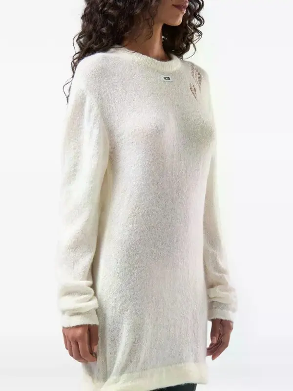 Gcds Webnet Knitted Mini Dress