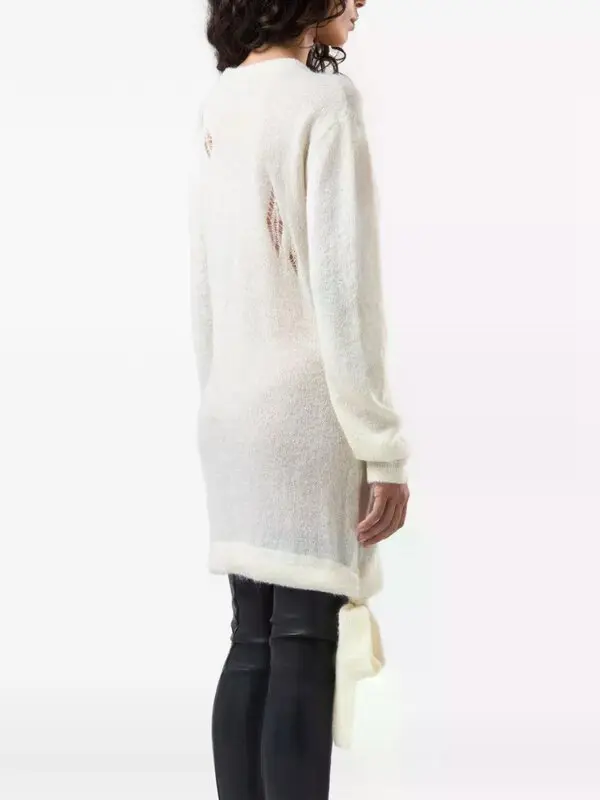 Gcds Webnet Knitted Mini Dress