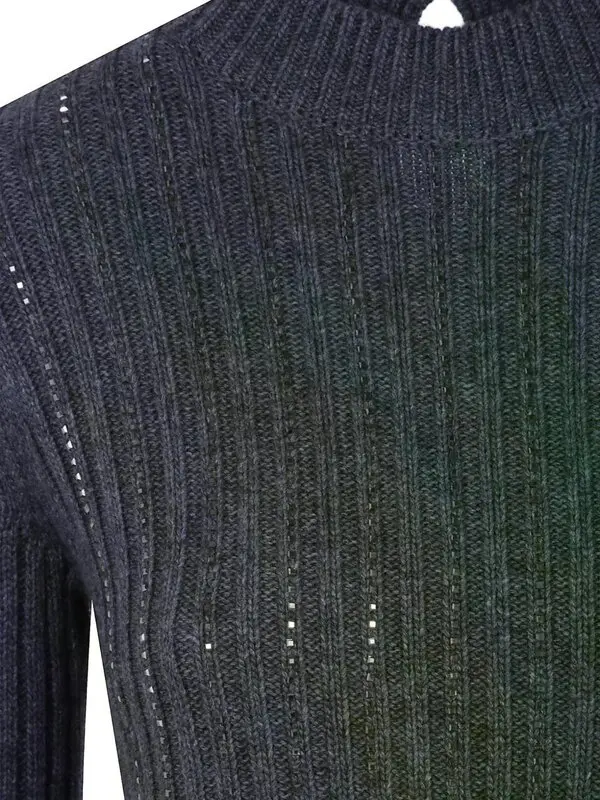 TWINSET Short Wool-knit-blend Dress With Rhinestones