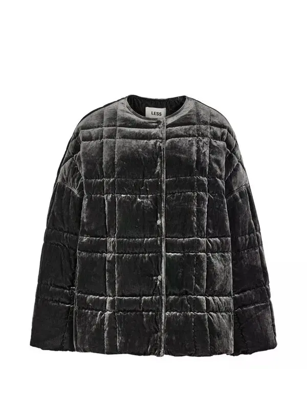 LESS Quilted Velvet Jacket