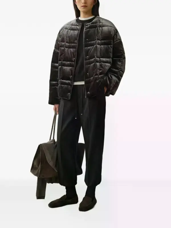 LESS Quilted Velvet Jacket