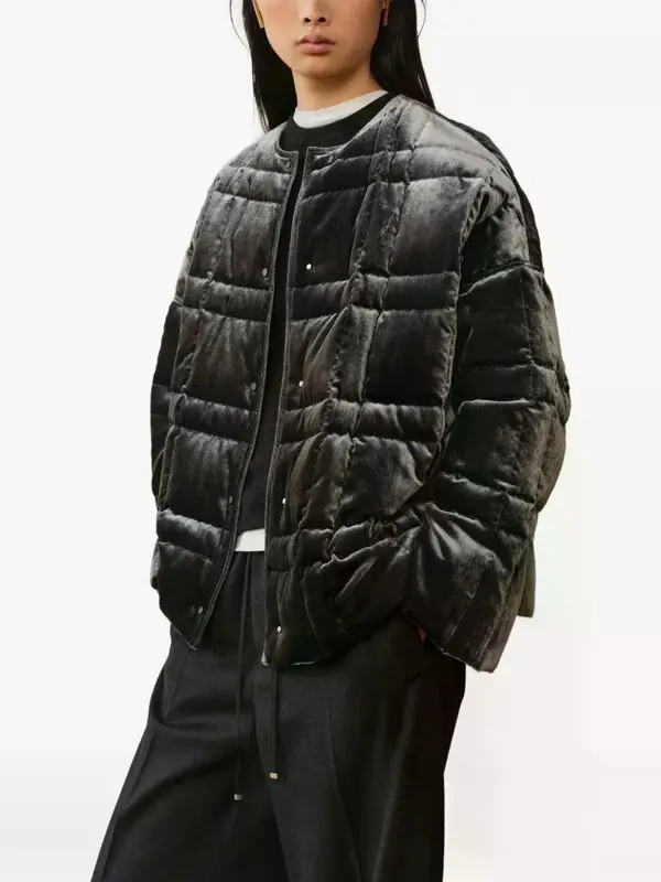 LESS Quilted Velvet Jacket