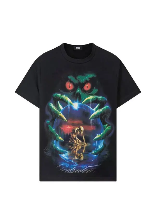 Gcds Gothic Graphic-print T-shirt