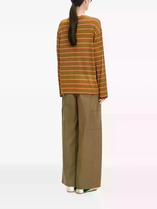JNBY Striped Long-sleeve T-shirt