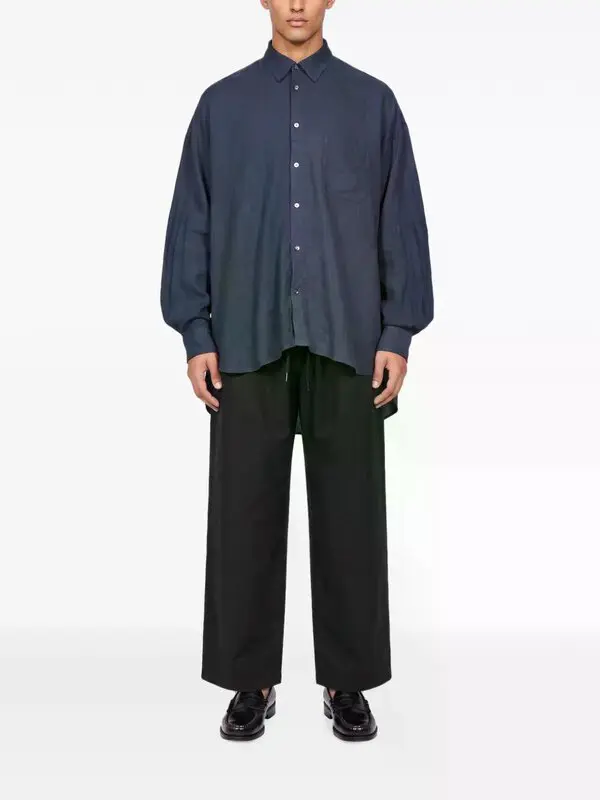 You Must Create Patch-pocket Long-sleeve Shirt