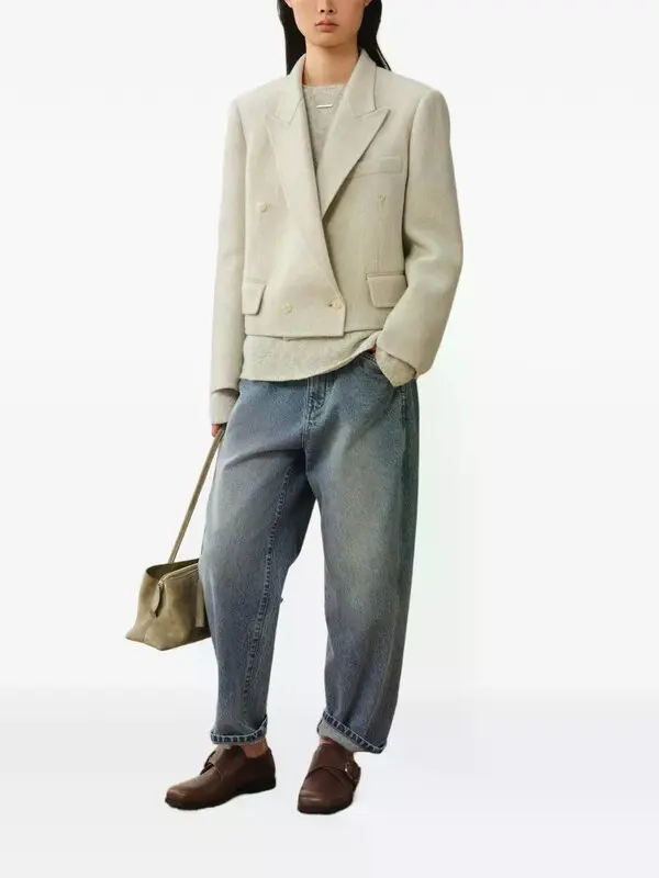 LESS Double-breasted Cropped Jacket