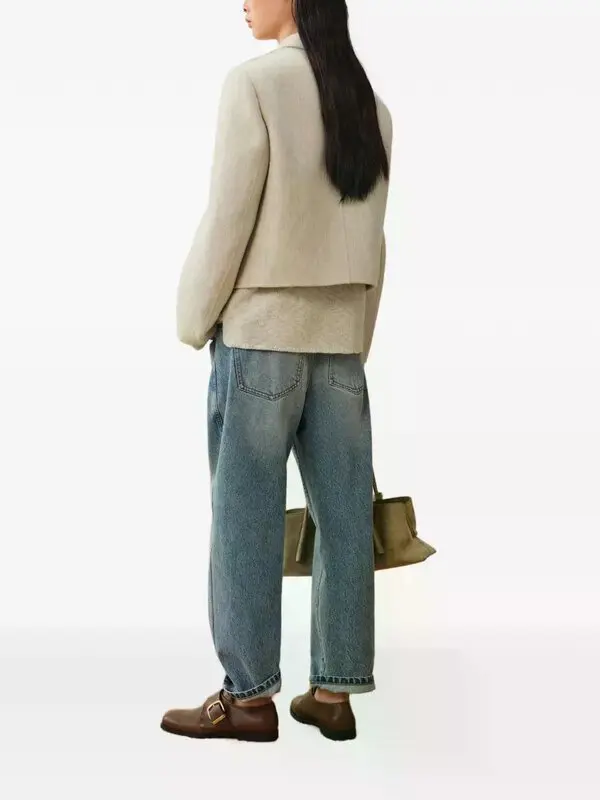 LESS Double-breasted Cropped Jacket