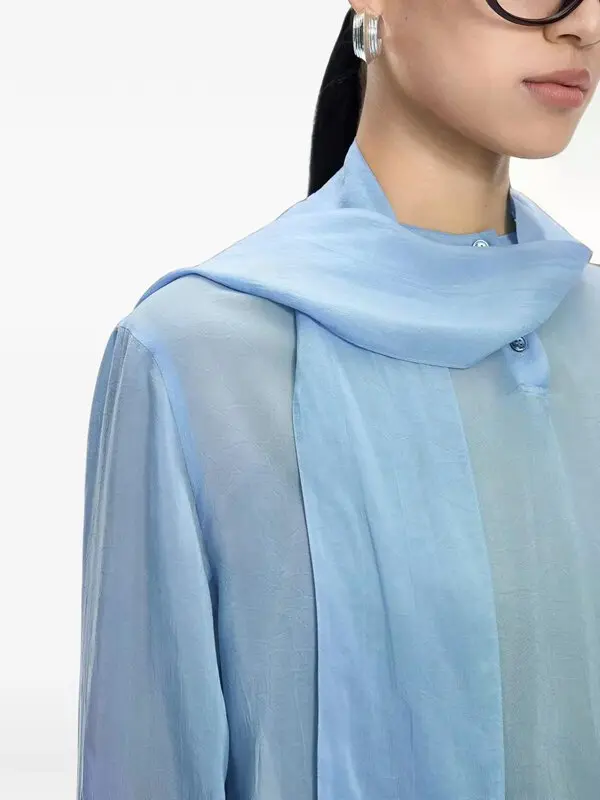 JNBY Tie-neck Long-sleeve Blouse
