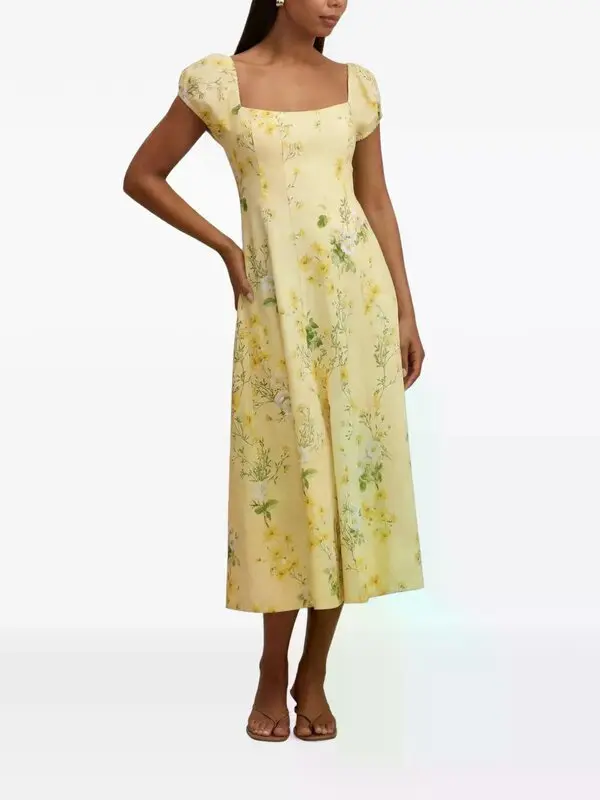 EVER NEW Sadie Cap Floral-print Dress