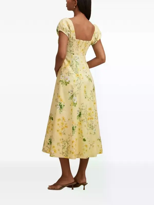 EVER NEW Sadie Cap Floral-print Dress