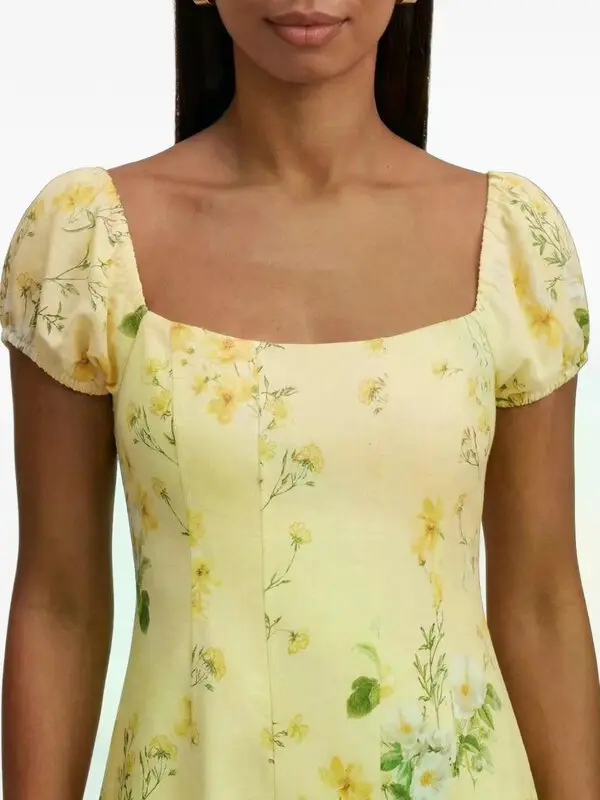 EVER NEW Sadie Cap Floral-print Dress