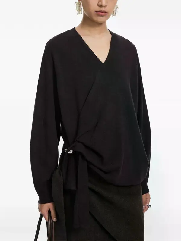 JNBY O-shape Wrap-style Sweater