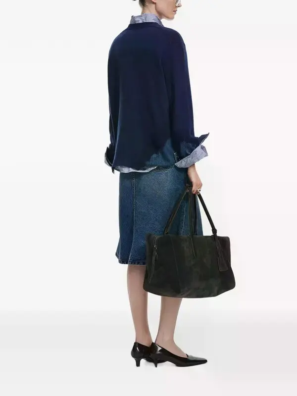 JNBY Patchwork V-neck Sweater
