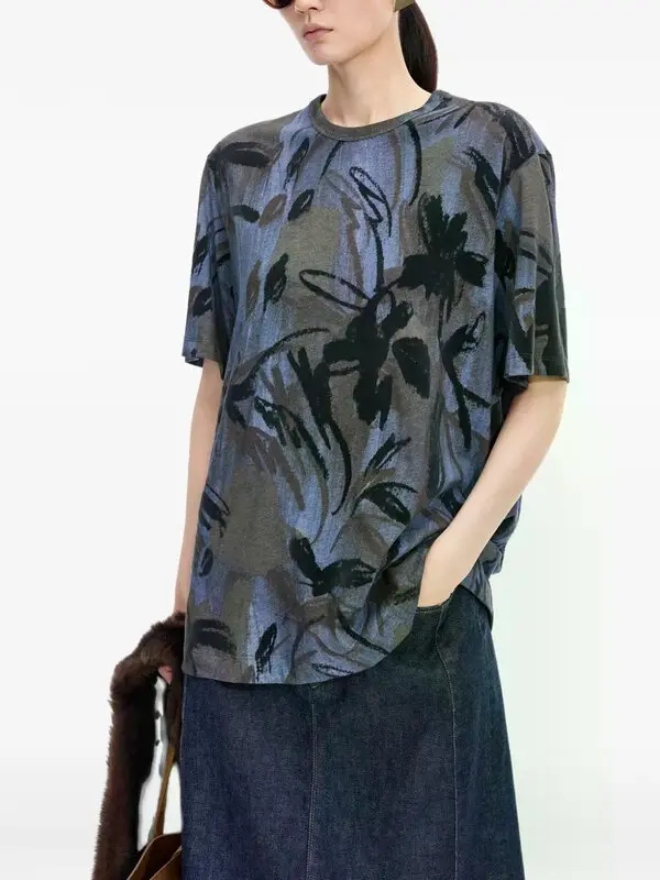JNBY Rose-print T-shirt
