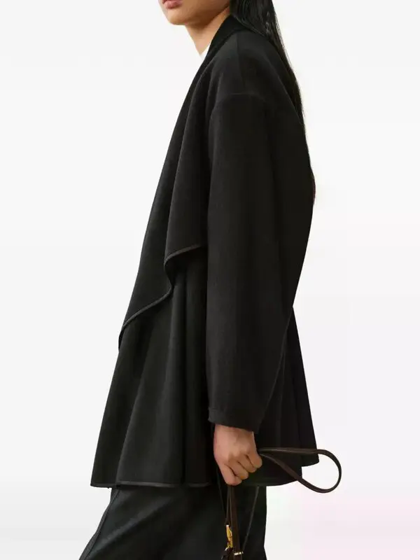 LESS Belted Shawl-collar Jacket