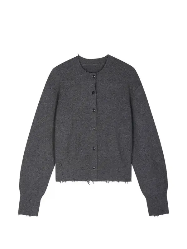 JNBY Distressed Cropped Cardigan