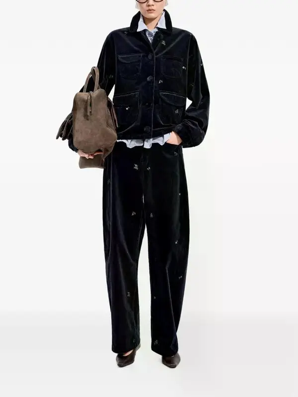 JNBY Floral-print Corduroy Jacket