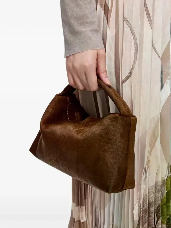 JNBY Pony Leather Clutch Bag