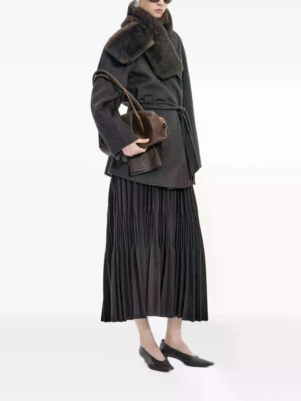 JNBY Belted Shawl-collar Coat