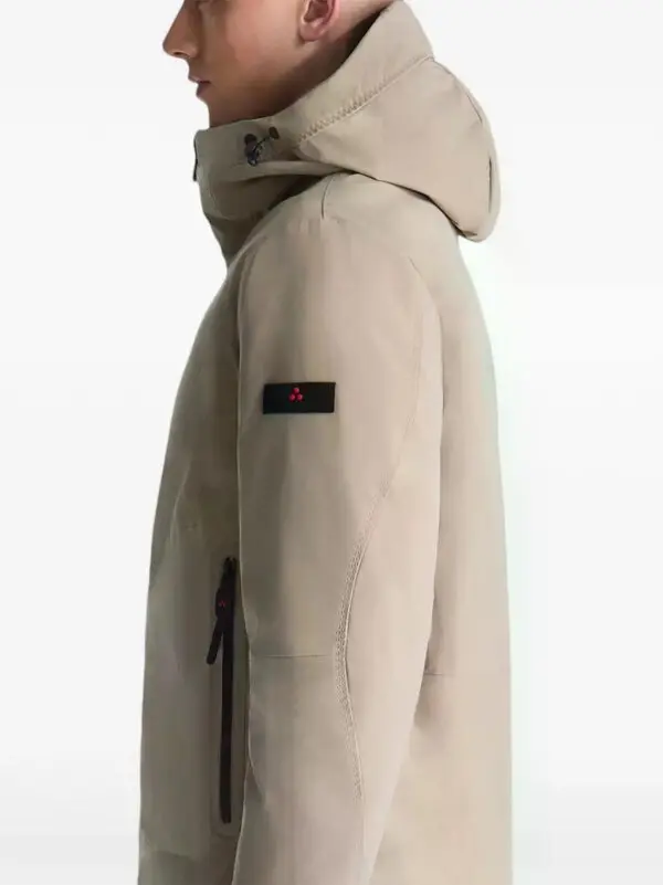 Peuterey Hooded Logo-patch Jacket