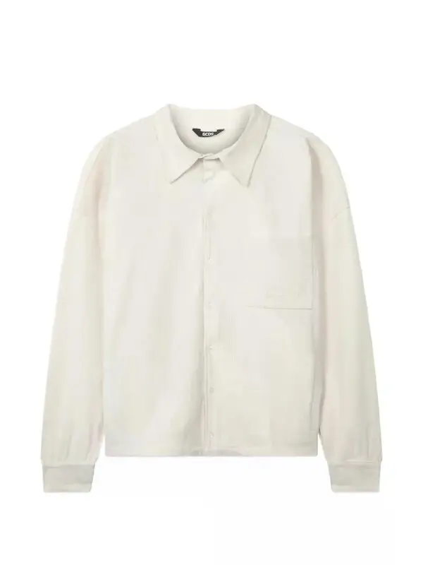 Gcds Corduroy Chest-pocket Shirt