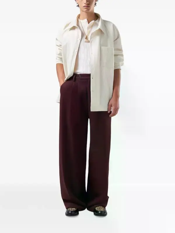 Gcds Corduroy Chest-pocket Shirt