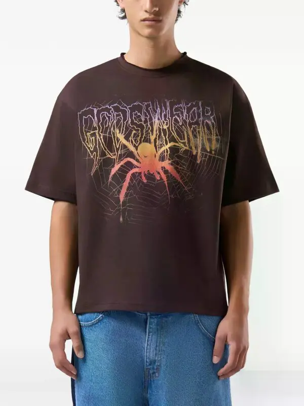 Gcds Graphic-print Boxy T-shirt