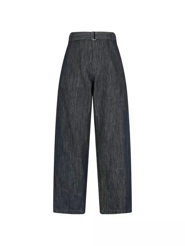 CROQUIS Belted Wide-leg Trousers