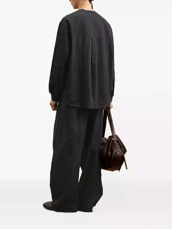 CROQUIS Wide-leg Panelled Trousers