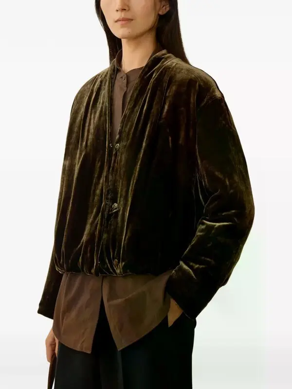 LESS Velvet Puffer Jacket