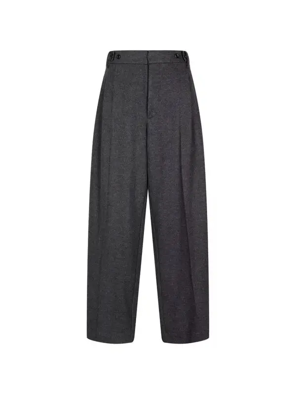CROQUIS Pleat-detail Trousers