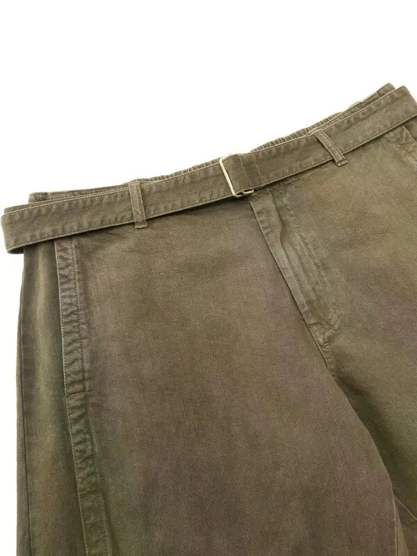 CROQUIS Curved Wide-leg Trousers