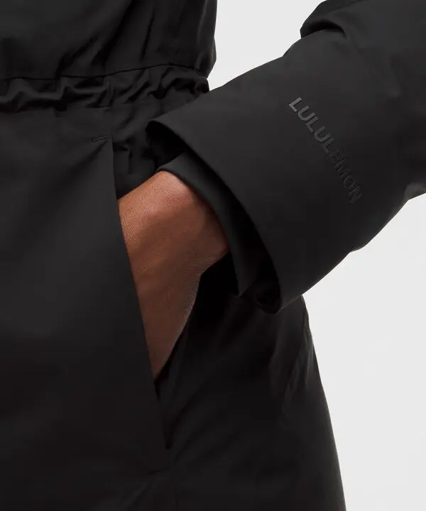 Lululemon Waterproof Insulated Cinch-waist Parka - Black