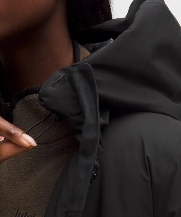 Lululemon Waterproof Insulated Cinch-waist Parka - Black