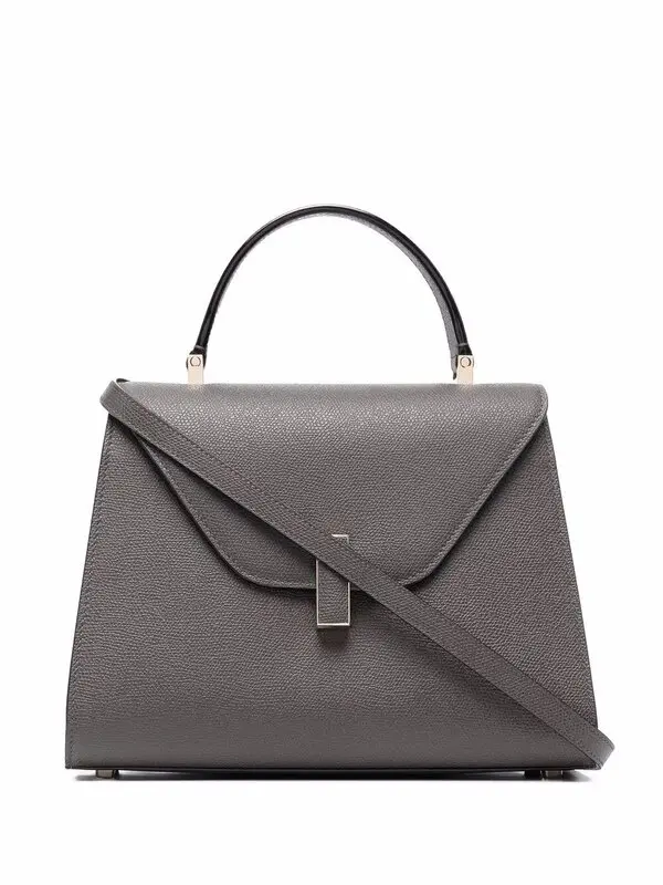 VALEXTRA Medium Tote Bag "iside - Gray