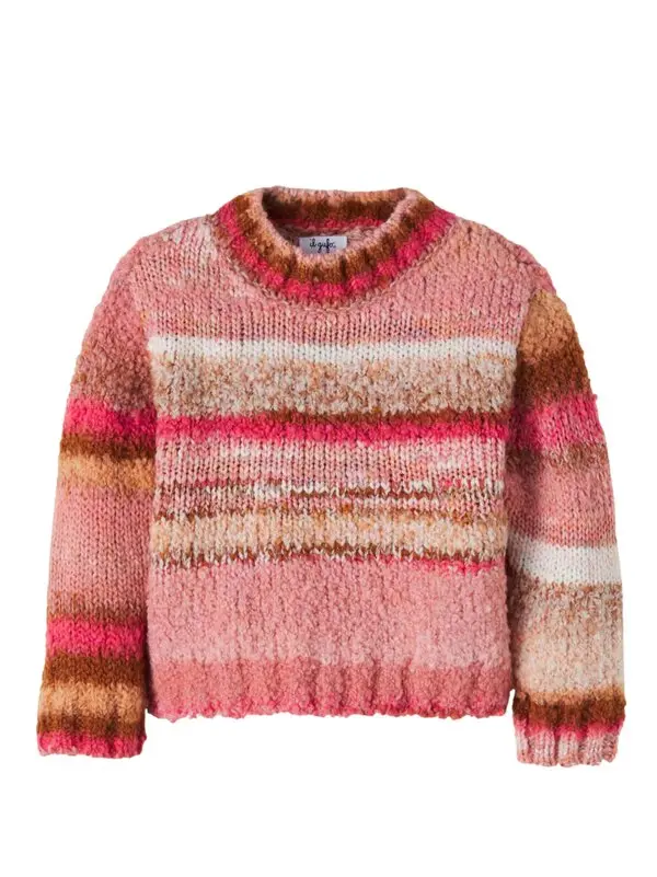IL GUFO Round Neck Sweater - Red