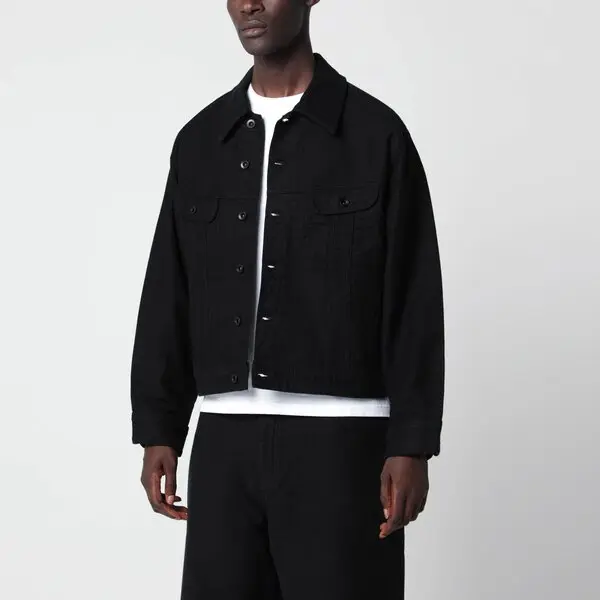 Studio Nicholson Derby Jacket In Cotton Moleskin