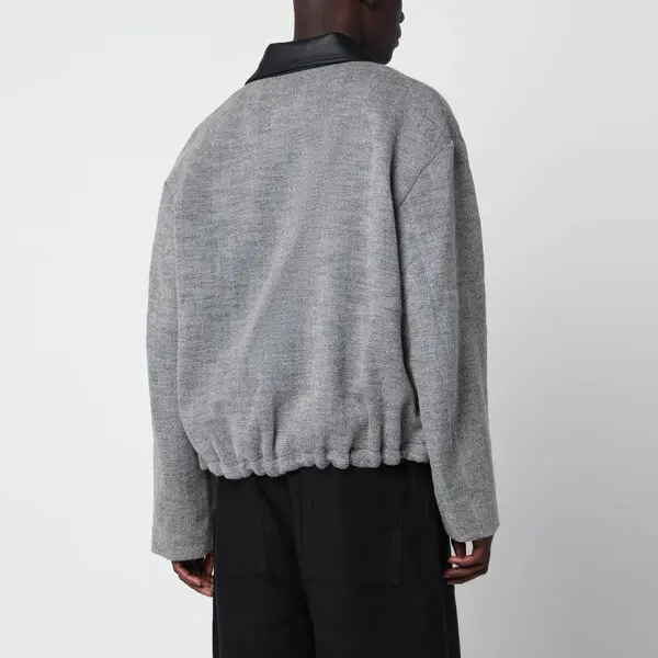 Studio Nicholson Howth And White Wool Jacket