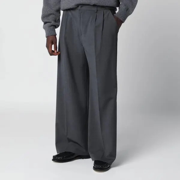 THESTROY Dark Inno Trousers In Wool Blend