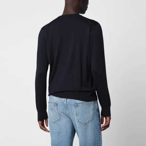 Sease Dark Lasca Sweater In Extra-fine Wool