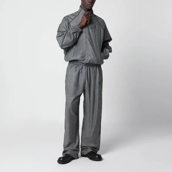 WILLY CHAVARRIA Ruff Rider And Black Wool Blend Pants