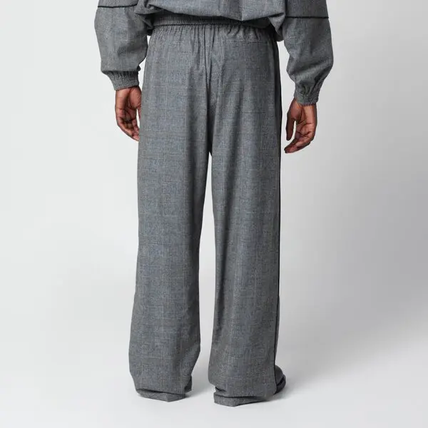 WILLY CHAVARRIA Ruff Rider And Black Wool Blend Pants