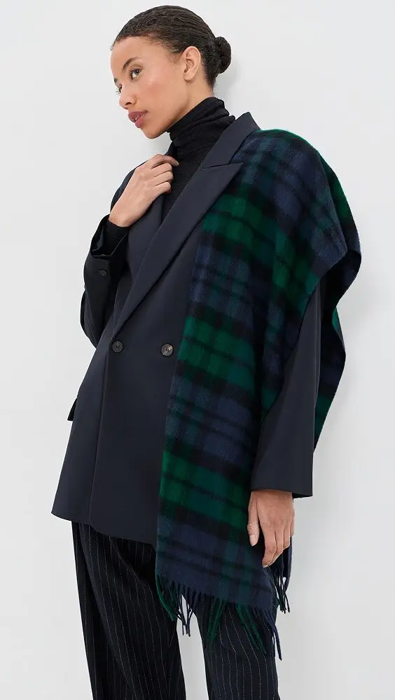 FRENKEN Crushed Scarf Blazer