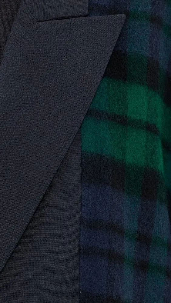 FRENKEN Crushed Scarf Blazer