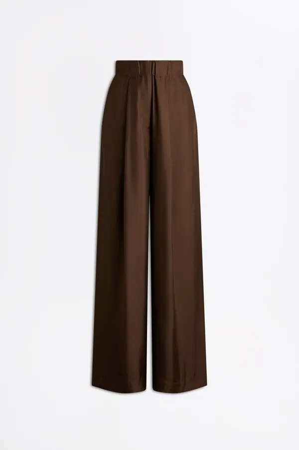 Scanlan Theodore Silk Twill Trouser