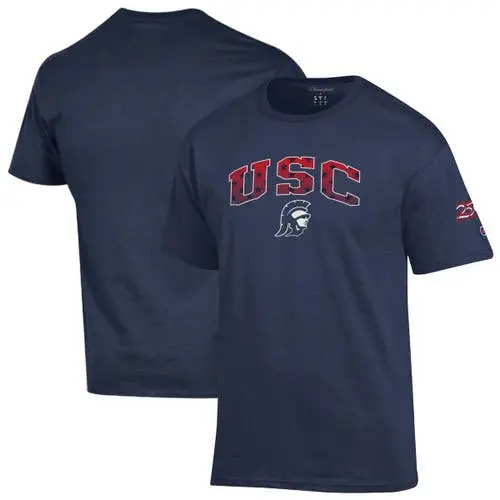 Champion Usc Trojans Americana 250th Arch T-shirt - Navy