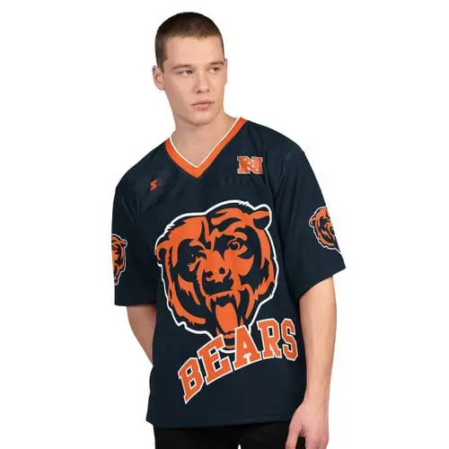 STARTER White Chicago Bears Short Sleeve & Long Sleeve T-shirt Combo Pack